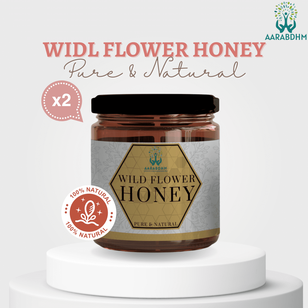 Combo Wild Flower Honey (2x 250gm) - Aarabdhm - The Taste of Real Nature